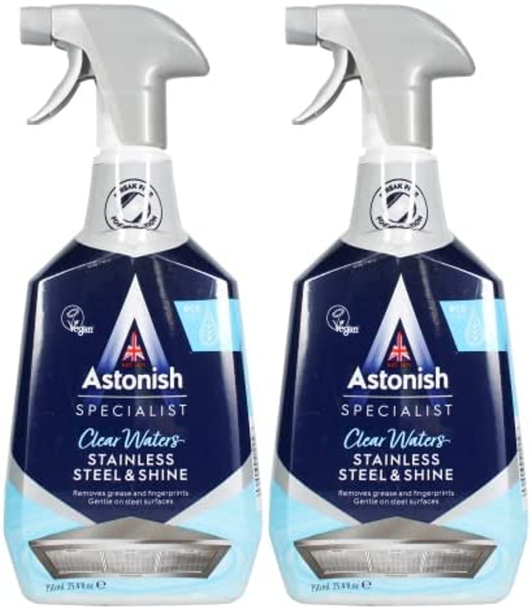 Astonish Stainless Steel & Shine (Specialist Edition) - 750ml - 2 Pack ...