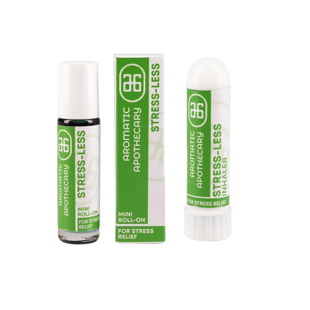 Aromatic Apothecary Stress-Less Mini Roll-On 10ml And Inhaler Combo ...