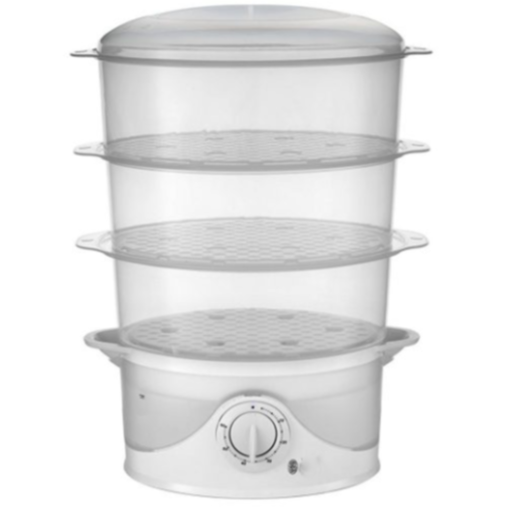 Mellerware Food Steamer With Timer Plastic 3 Tier / 9L 800W "Dim Sum ...