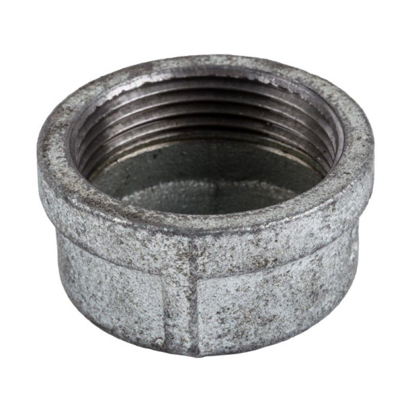 K-Brand - End Cap - Pipe Fittings - Galvanised - 50mm - Bulk Pack of 8 ...
