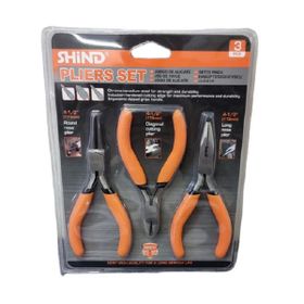 Multi Functional Round Diagonal & Long Nose Pliers Set 3 Piece | Shop ...