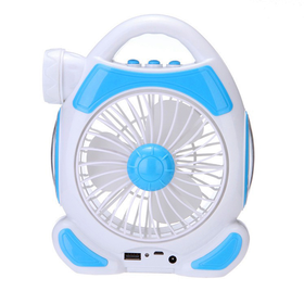 2 COB 5W LED Portable Rechargeable Emergency Fan F50-8-1387 | Shop ...