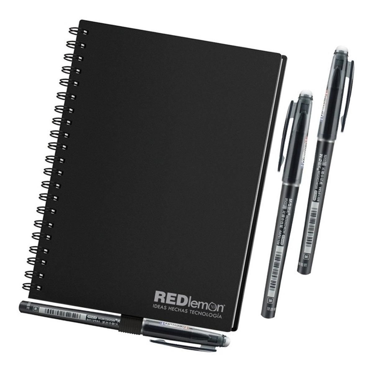 Smart Notebook,A5 Digital Notebook & Pen Set,Reusable Notebook - Black ...