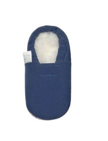 Pitta-Patta Soft Fleece Baby Shoe Slippers - Slate Navy Blue | Shop ...