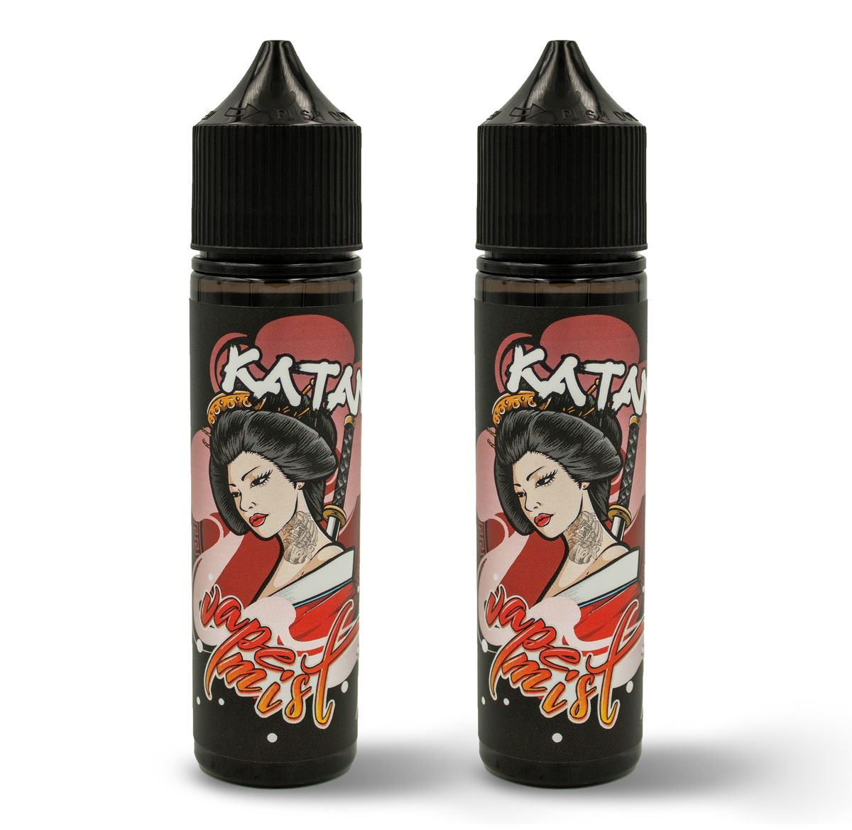 Vape Mist Katana Watermelon Cactus Lime 60ML (6mg) Vape Juice - 2 Pack ...