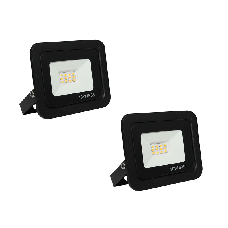 Set Of 2 10W Ultra Thin Energy-Saving LED Floodlight | Shop Today. Get ...