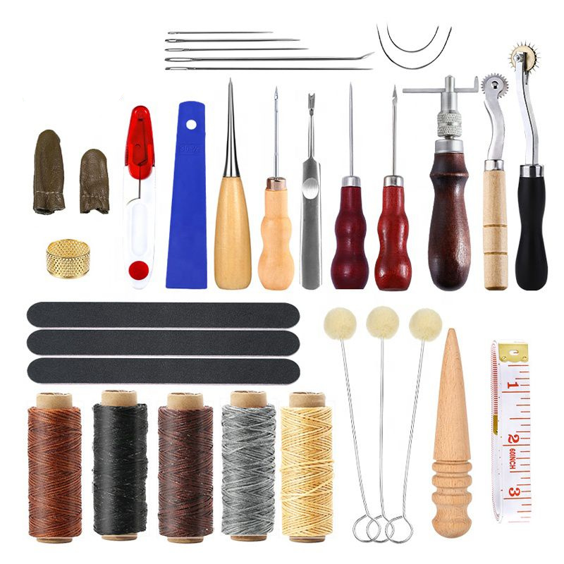 31 piece Practical Leather Craft Tool Kit | Shop Today. Get it Tomorrow ...