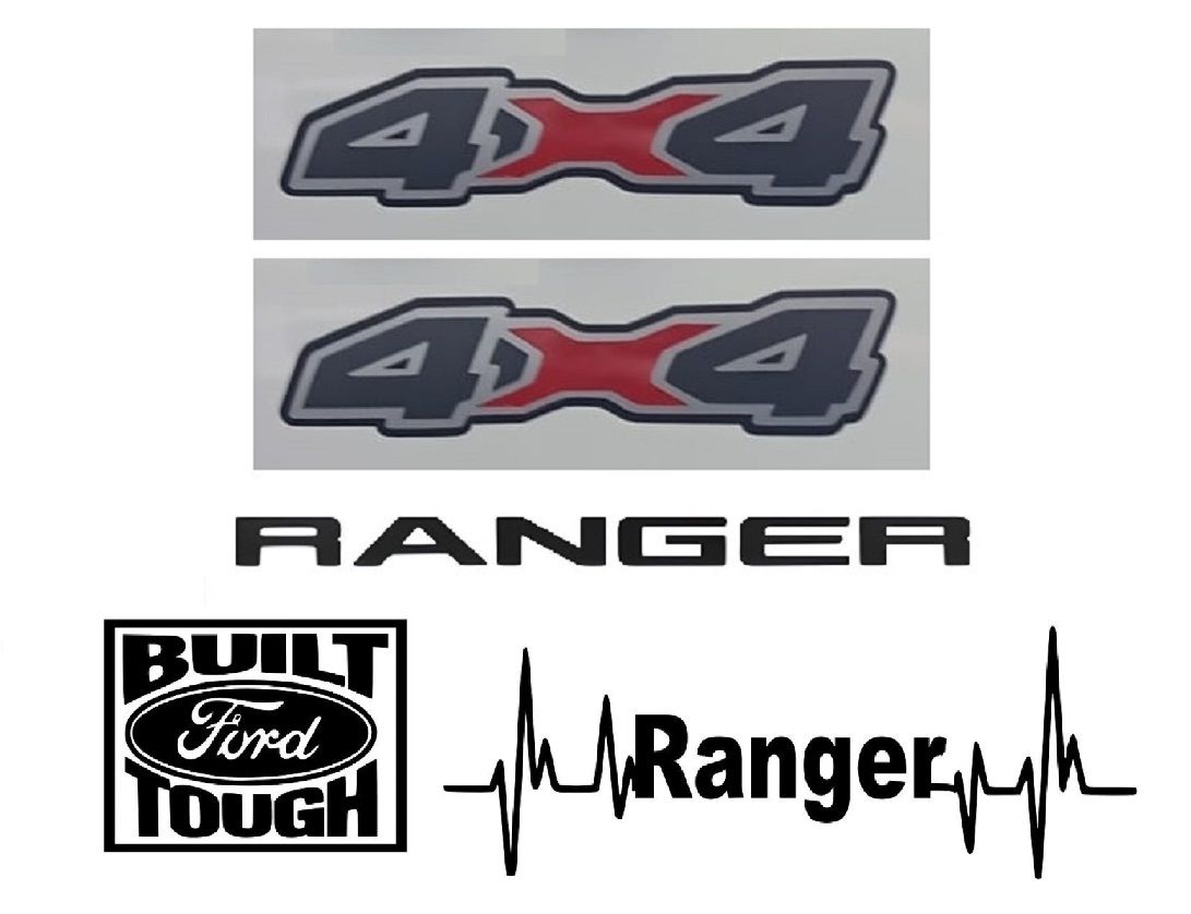 4x4 Loading Box Sticker Compatible with Ford Ranger with decorative ...