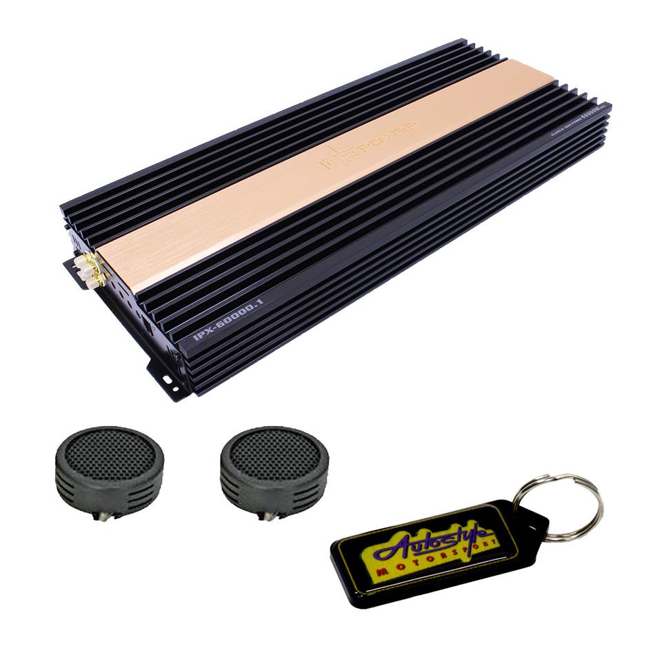 Ice Power IPX Series 60000w 1 Channel Amplifier & Evo Tweeters & Key ...