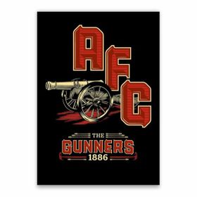 Arsenal The Gunners 1886 Poster - A1 | Shop Today. Get it Tomorrow ...