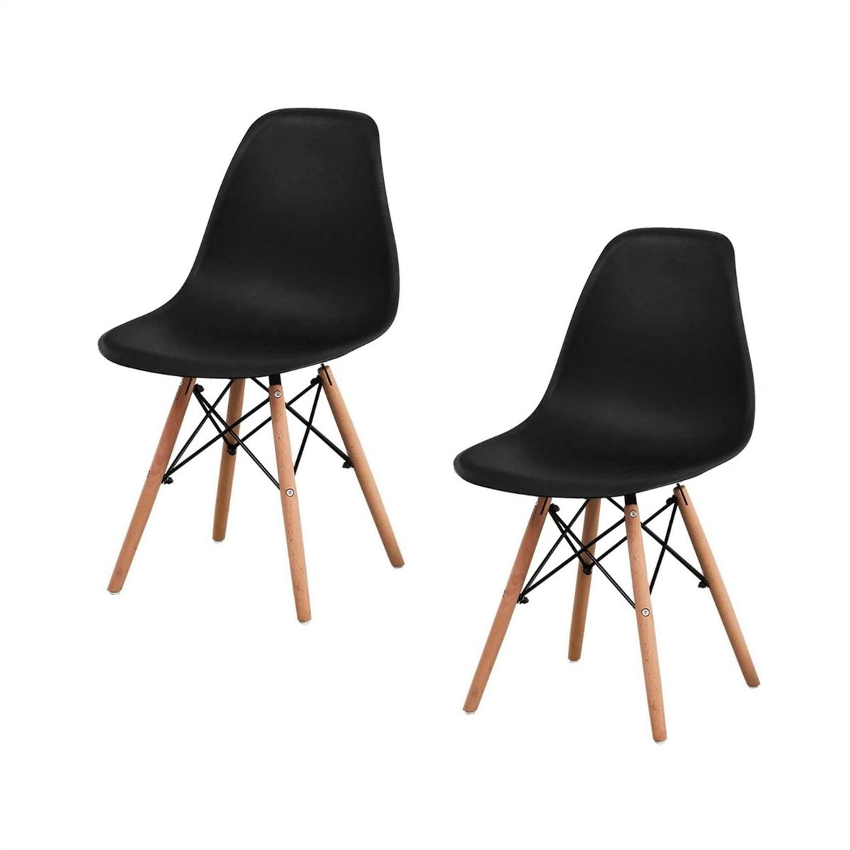 Infinity Turin Lifestyle Chair - Black (Set of 2 Chairs) | Shop Today ...
