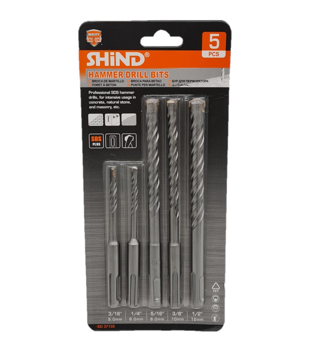 Shind Concrete Hammer Drill Bit Set - 5 Piece | Shop Today. Get it ...