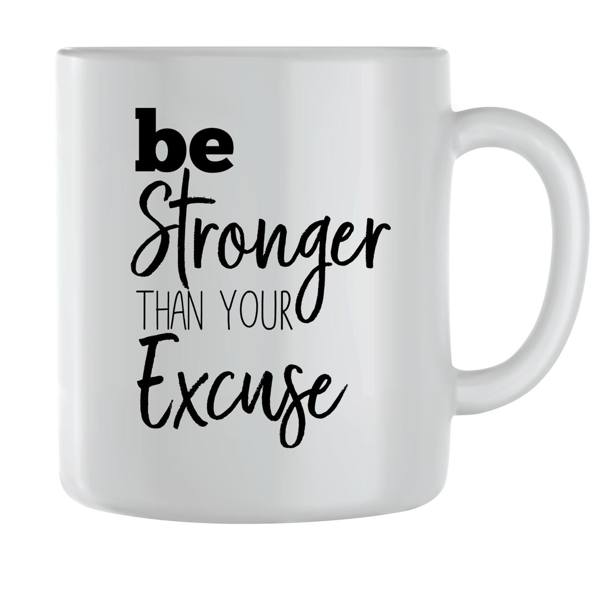 Stronger Coffee Mugs for Men Women Motivational Saying Graphic Cup Gift ...