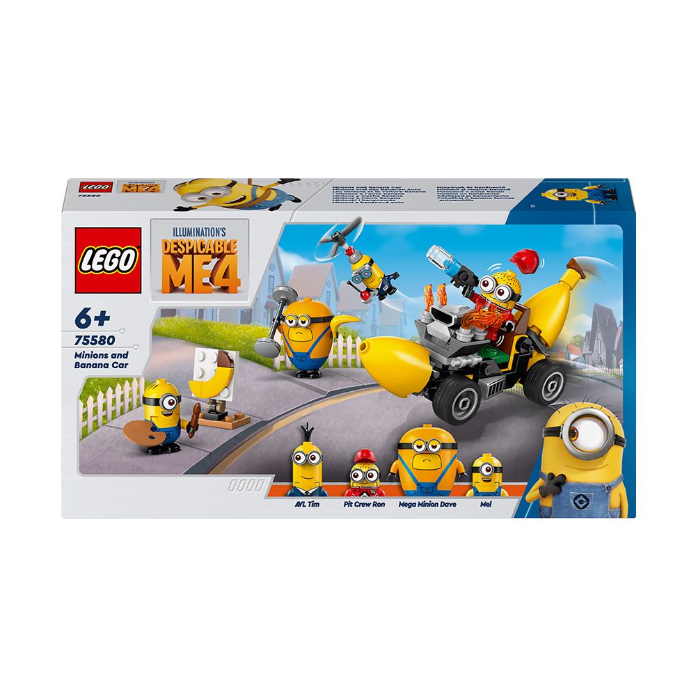 LEGO Despicable Me 4 Minions and Banana Car Toy for Kids 75580 | Shop ...
