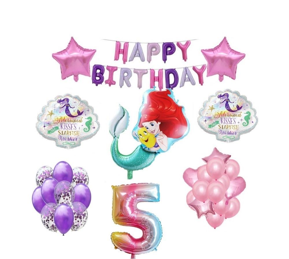 Little Mermaid Balloon Set 5 Year | Shop Today. Get it Tomorrow ...
