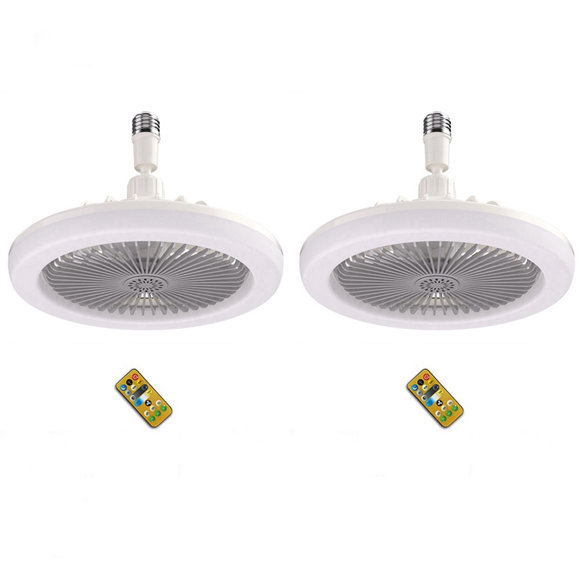 Ceiling Fan With Remote Control And Light 30W Led Lamp Fan Grey | Shop ...