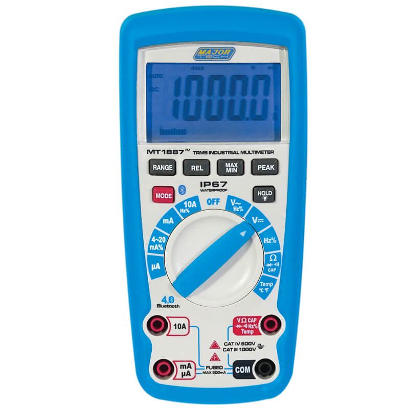 Major Tech 1500V DC IP67 True RMS Solar Bluetooth Multimeter | Shop ...