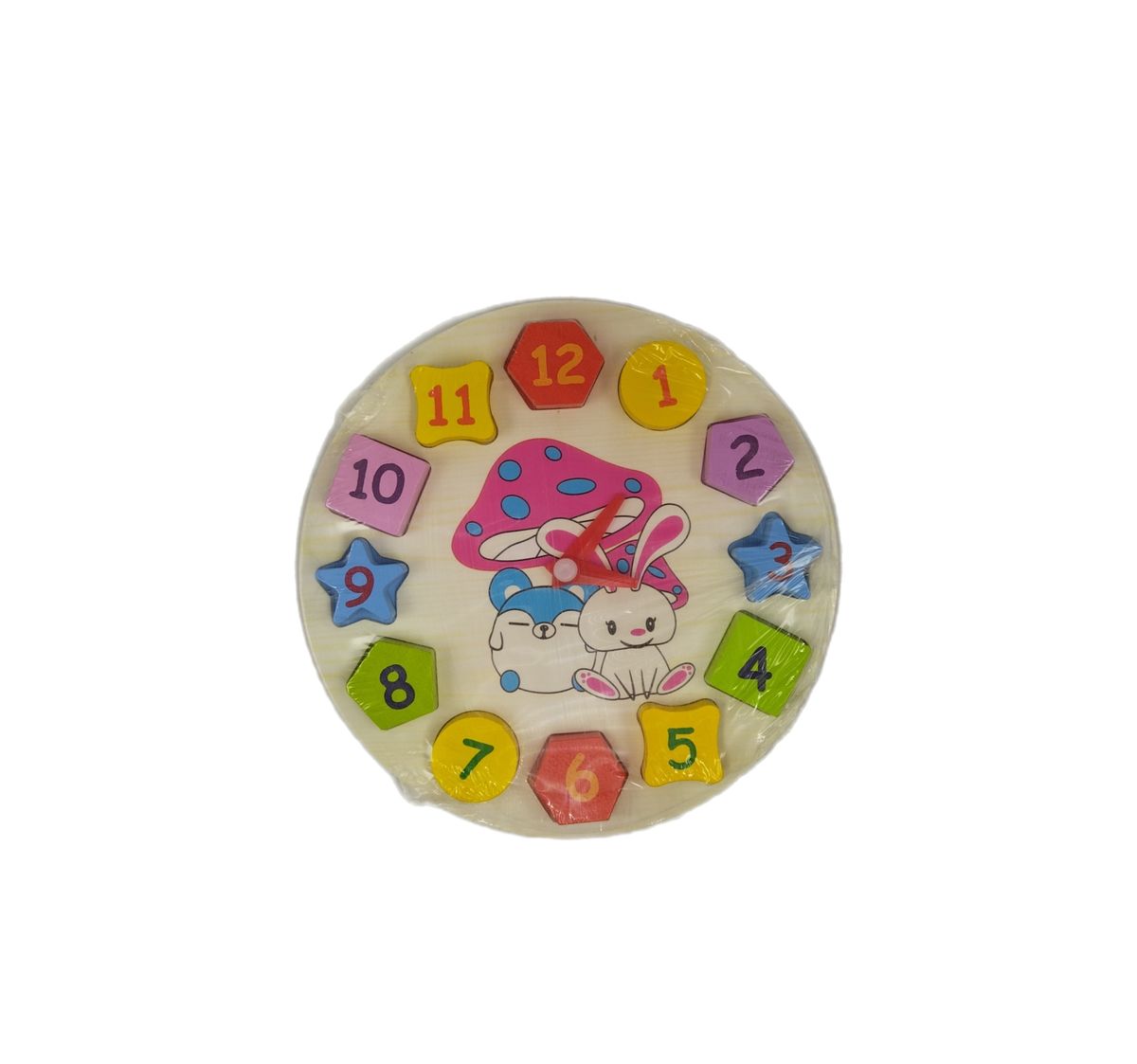 Wooden Educational Digital Geometry Puzzle Clock | Shop Today. Get it ...