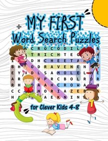 My First Words Search Puzzles For Clever Kids 4-8: Word Search Puzzle ...