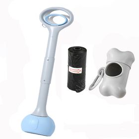 Pet Poop Scoop 70cm Pooper Scooper Folding Large Small Dogs with 20 ...