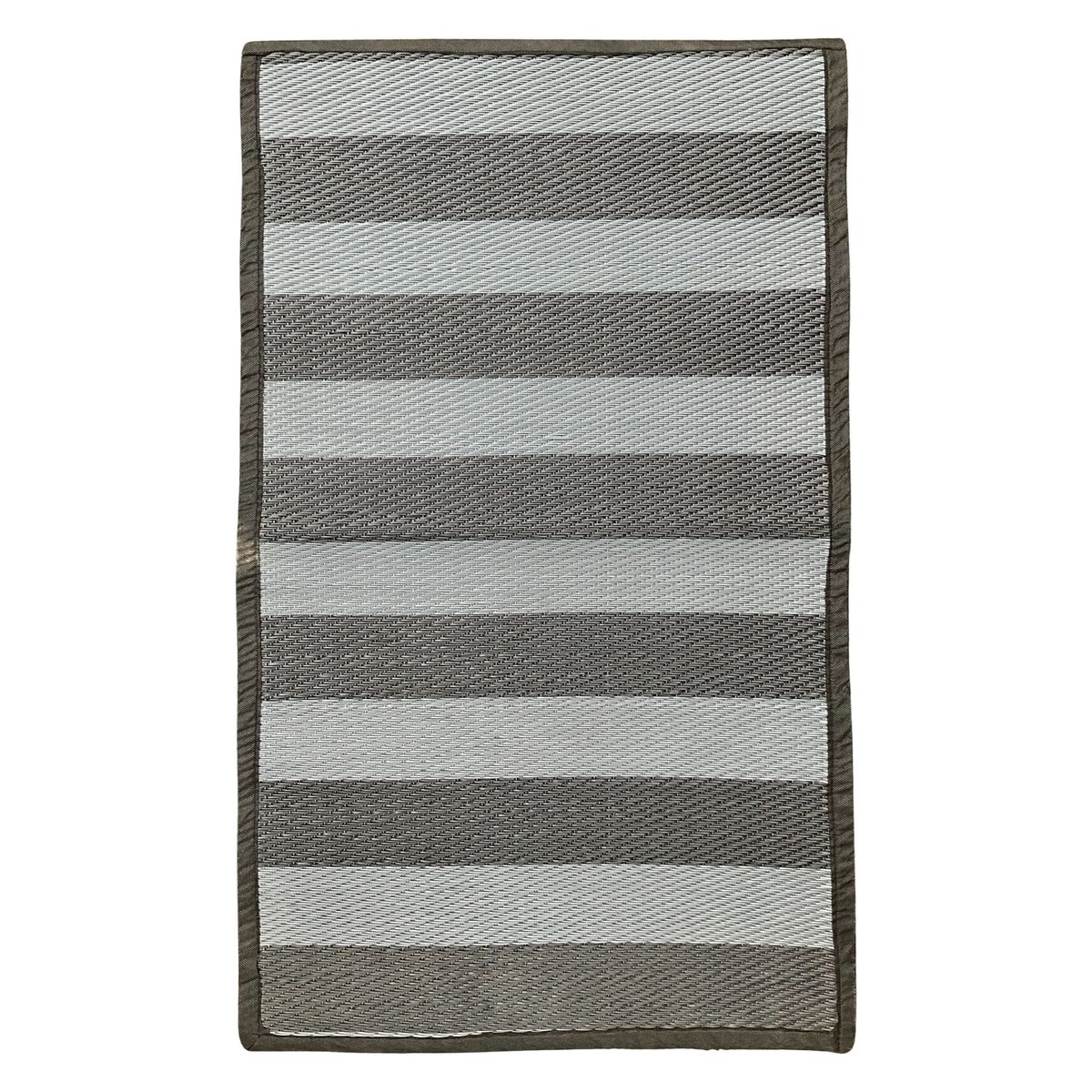 Rug It Up Indoor / Outdoor Plastic Rug - Cloudscape BGrey - 100 x 60cm ...