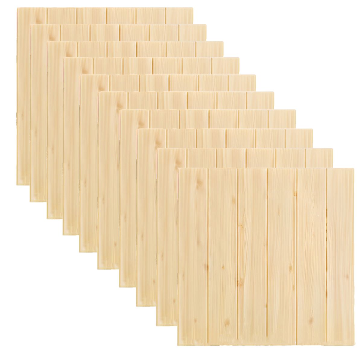 10 Self Adhesive Wallpaper Wall Tile Stickers Wood Plank Faux Film ...