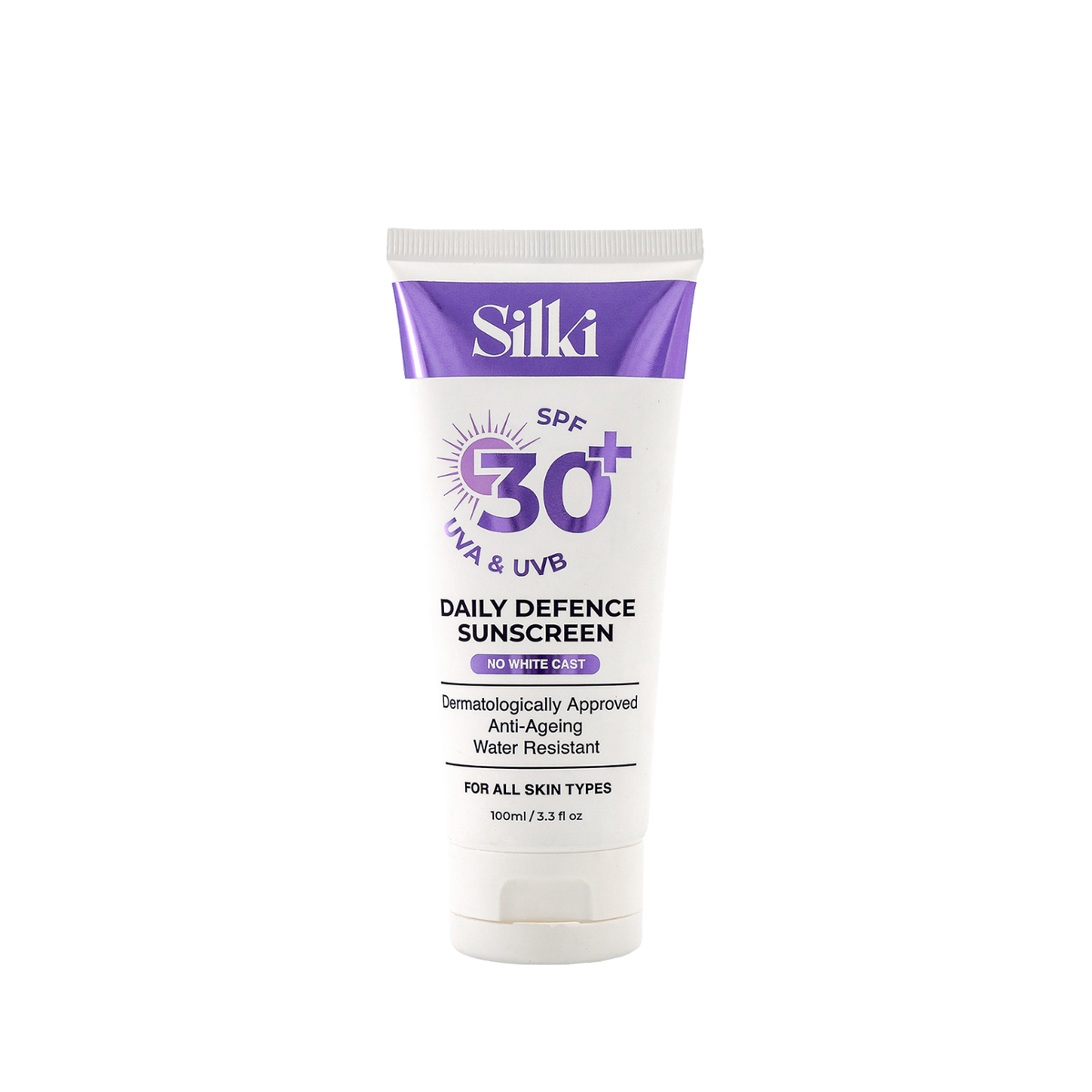 Silki - SPF30+ Daily Defence Sunscreen -100ml | Shop Today. Get it ...