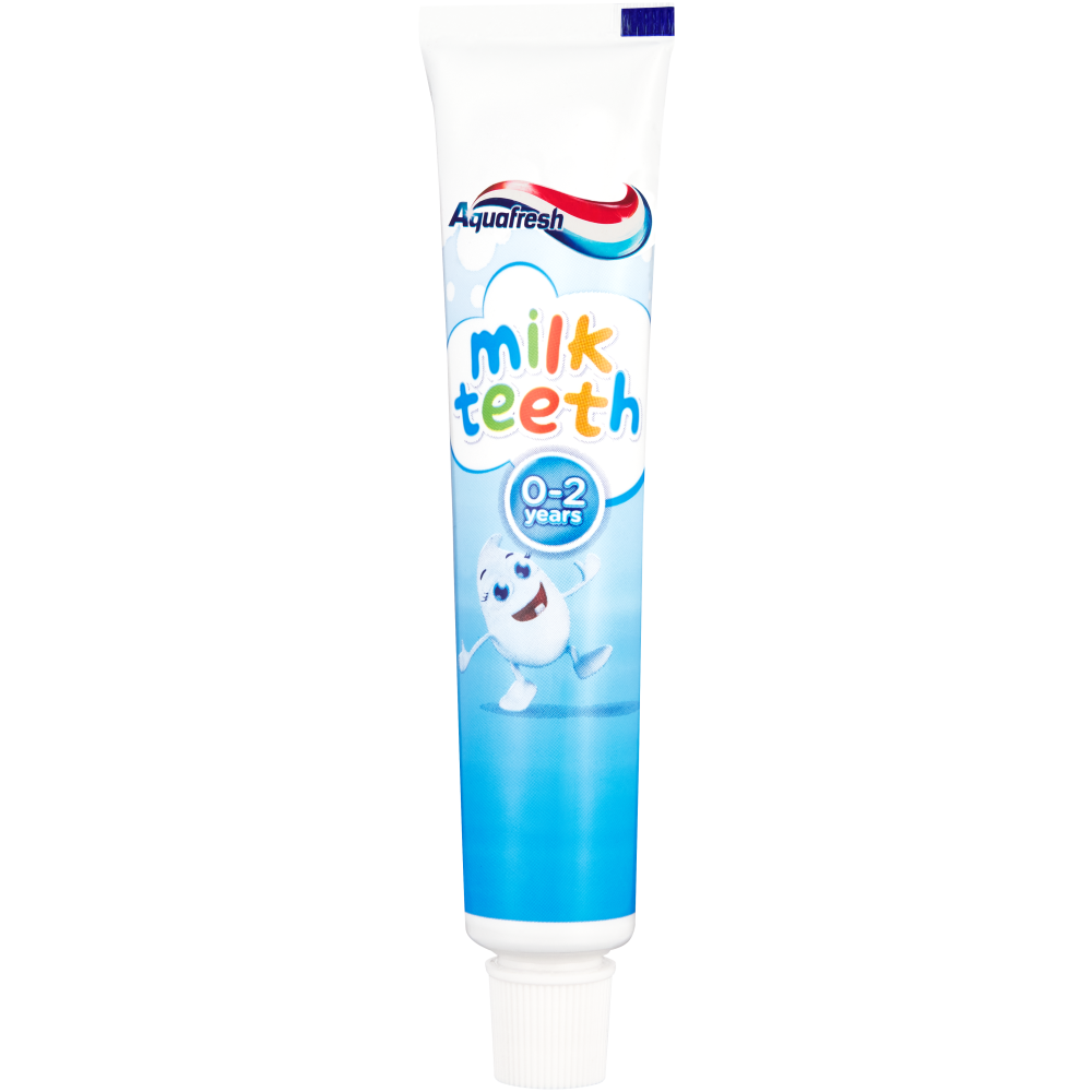 Aquafresh Milk Teeth Toothpaste for Kids age 0 years to 2 years 50ml ...