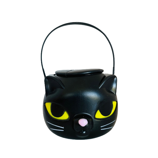 Halloween Kitty Cat Candy Bucket with Lid (15cm) | Shop Today. Get it ...
