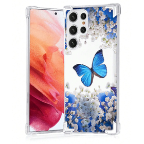Cover for Samsung Galaxy S23 Ultra - Butterfly Floral Bumper Case ...
