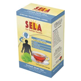 SELA Clear Skin Tea Natural Herbs with Rooibos & Pennywort | Shop Today ...