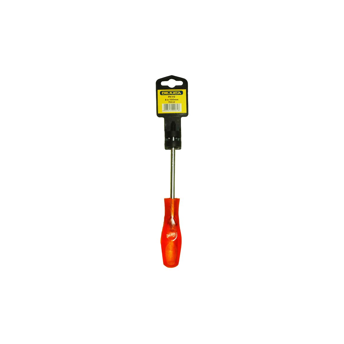 Dejuca - Screwdriver - Phillips #2 - Black Tip - 6mm x 100mm | Shop ...