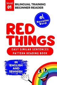 Bilingual Training (Beginner Readers) RED THINGS (el): Easy similar ...