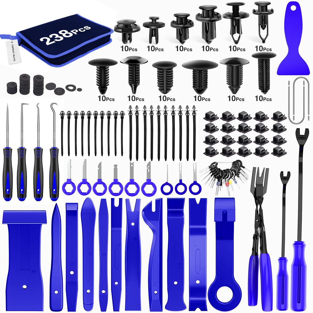 TopikaAuto-238Pcs Auto Car Trim Removal Tool Kit for Dash & Interior ...