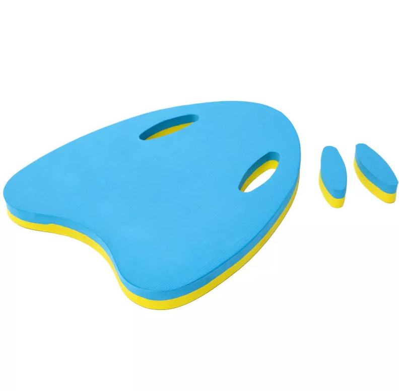 A shaped Swimming Learner Kickboard Floating Plate- Yellow & Blue ...