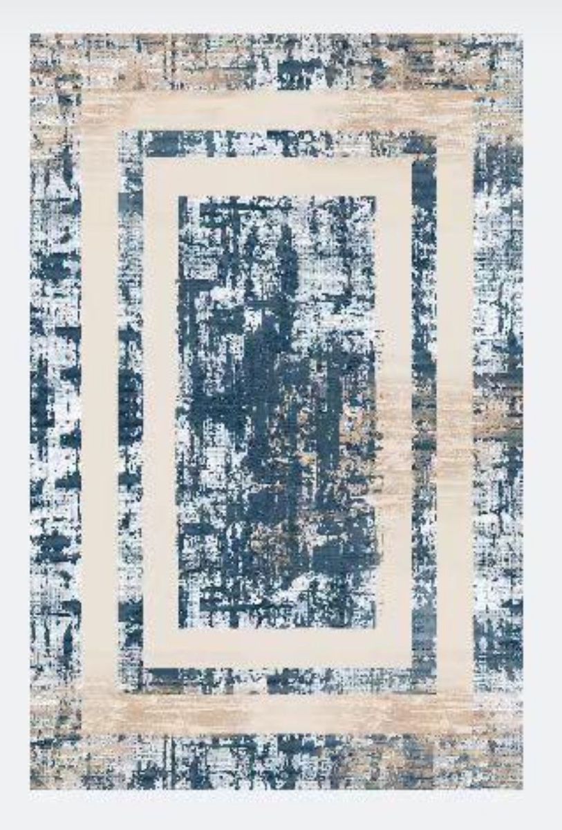 Modern Design Area Carpet for The Livingroom-Blue-200cm L X 150cm W ...
