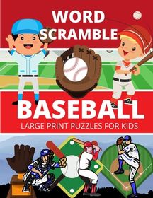 Word Scramble BASEBALL: Large Print Puzzles for Kids | Shop Today. Get ...