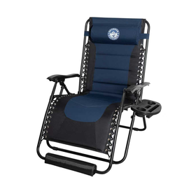 Outdoor Explorer 160kg Padded Sun Camping Lounger - Folding Recliner ...