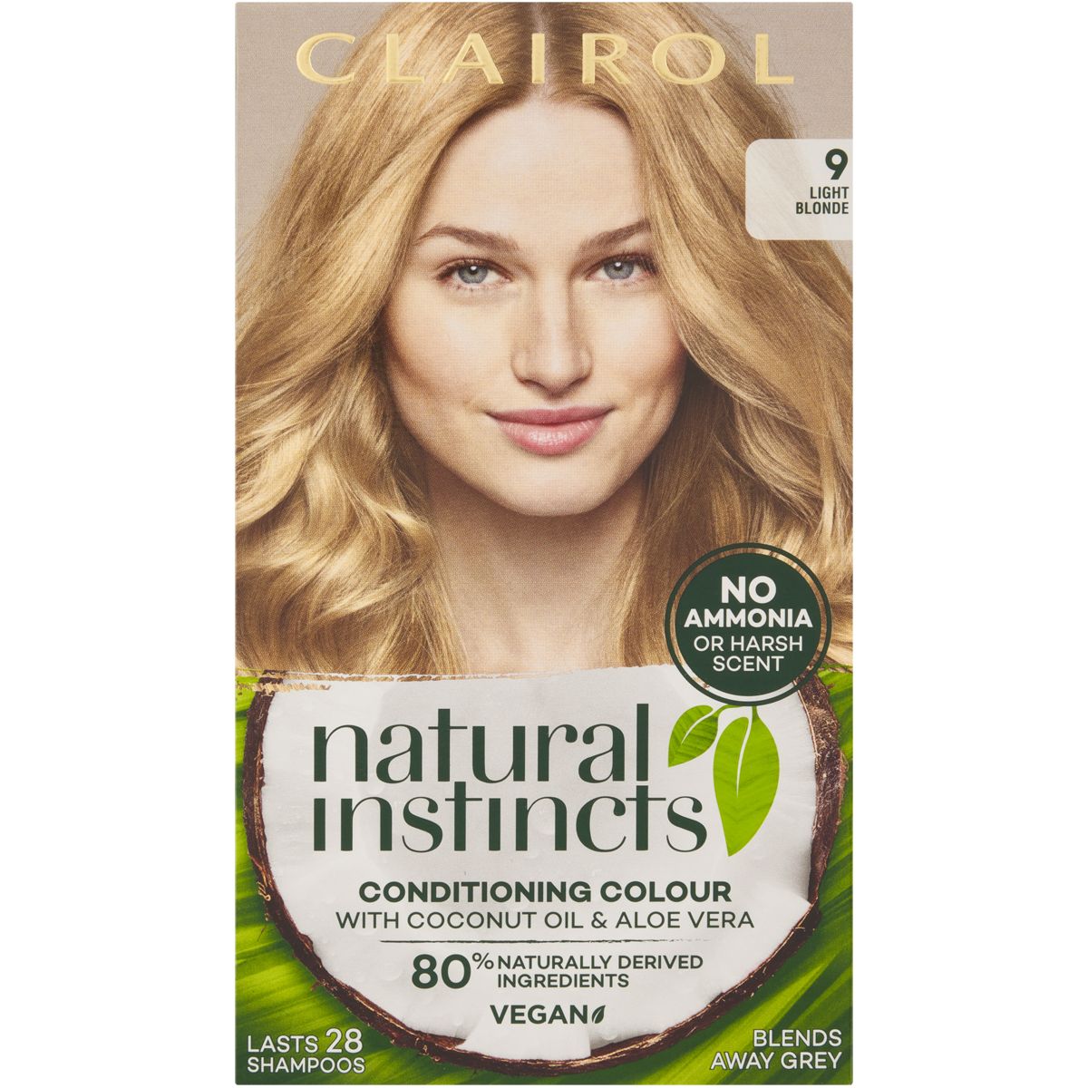 Natural Instincts Semi-Permanent (Vegan) Hair Colour - 9 Light Blonde ...