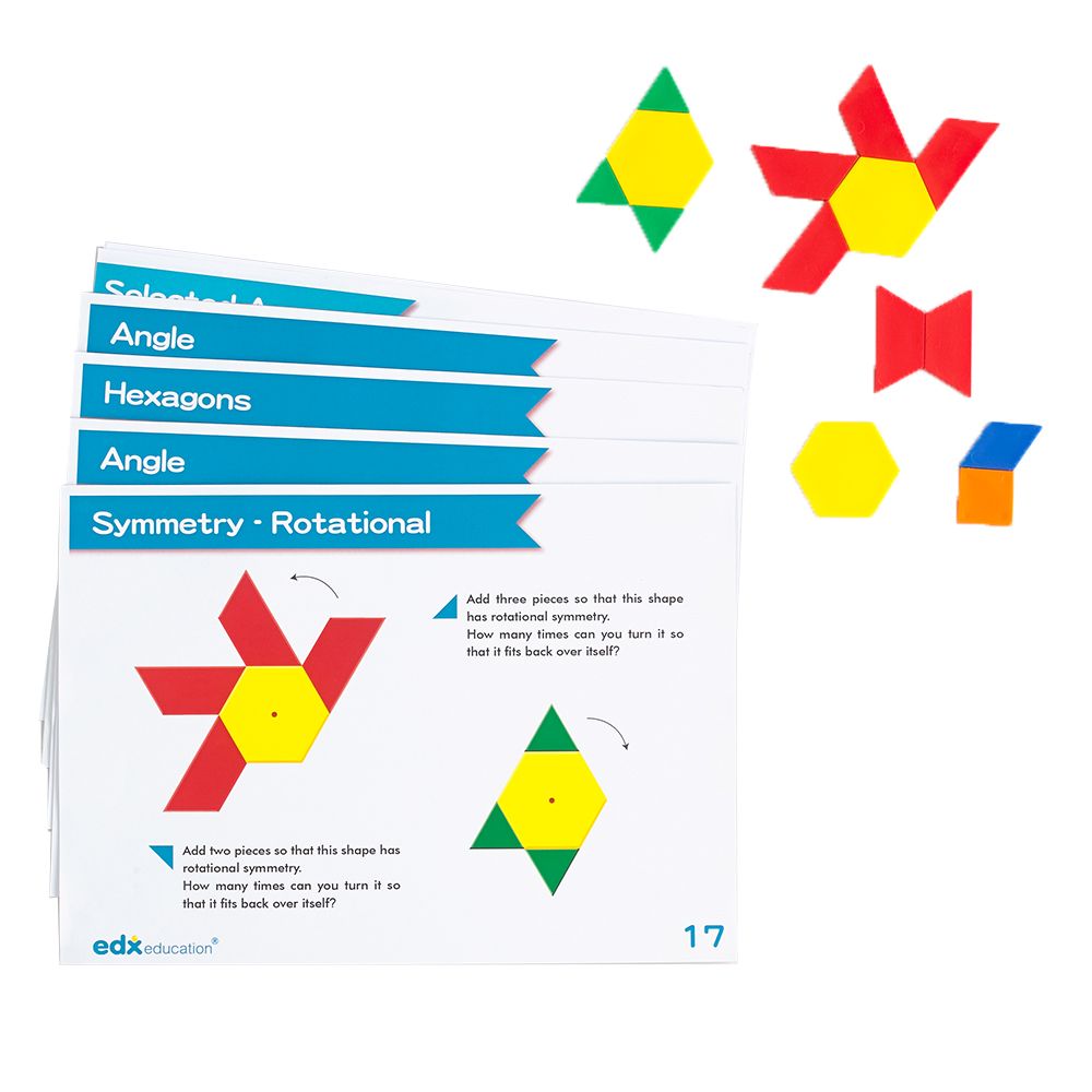 EDX Education Advanced Pattern Blocks Activity Cards | Shop Today. Get ...