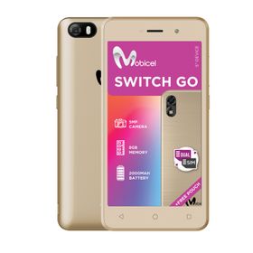 Mobicel Switch Go 8GB Single Sim Gold A-Grade | Shop Today. Get it ...