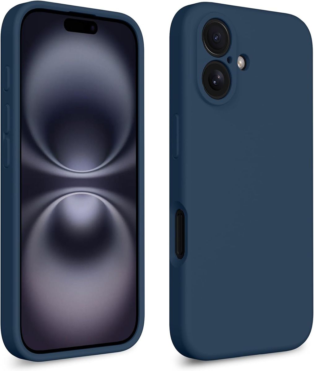 Cover For i Phone 16 - Silicone Protective Cover For IP 16 - Blue ...