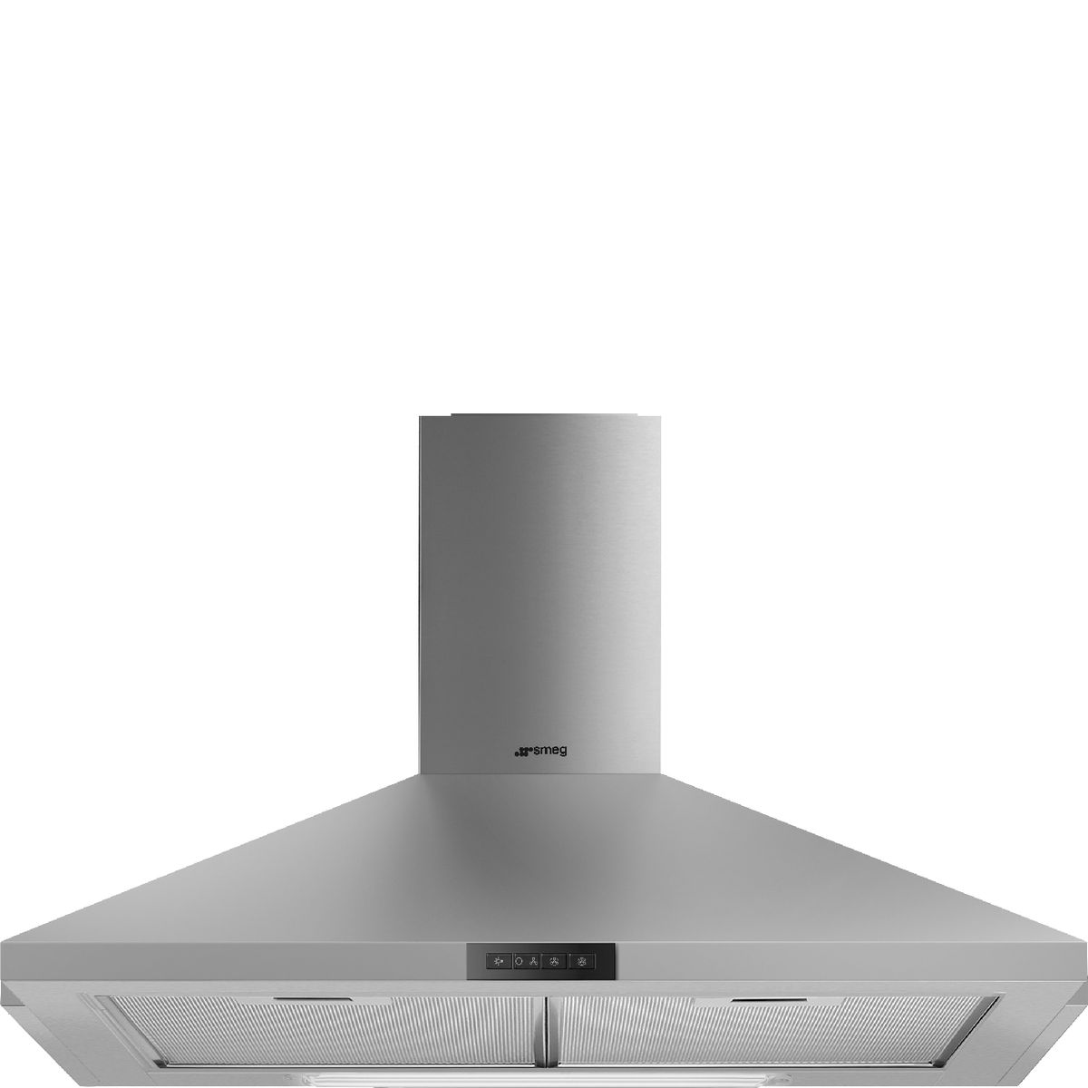 Smeg-Extractor Hood 60cm Chimney Shape 3 Speed, 588m3h, 42db S/Steel ...