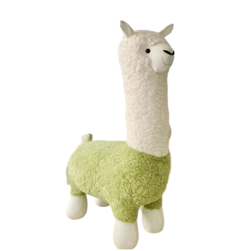 Non-Toxic Comfortable Kids Llama Chair - Green | Shop Today. Get it ...