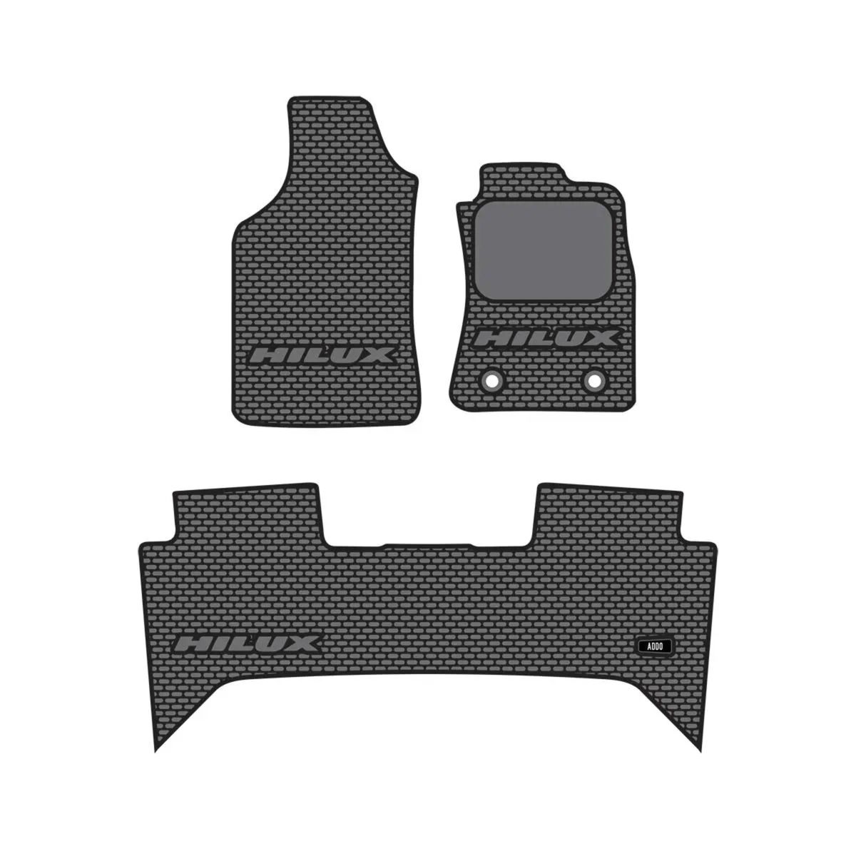 Interior Rubber Mats for Hilux D4D | Shop Today. Get it Tomorrow ...