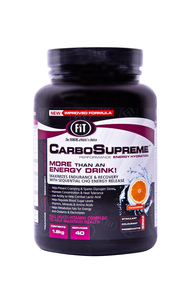 FiT Sports CarboSupreme Race Sports Drink, 1.8kg 40 Servings-Tangerine | Shop Today. Get it ...