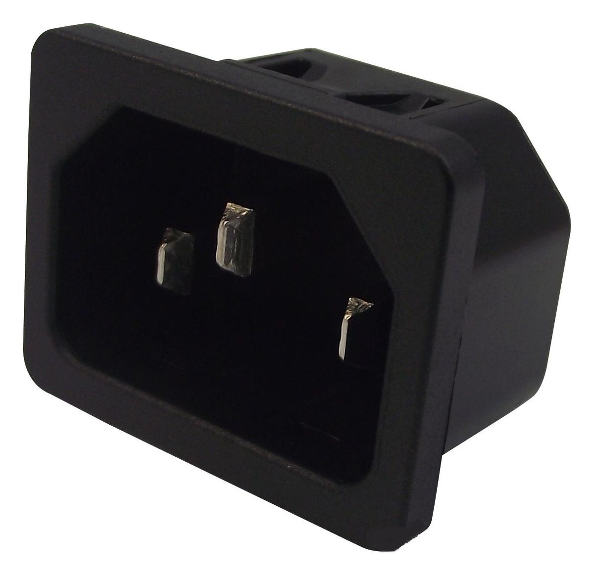 Schurter (6100.4310) IEC Power Connector, IEC C14 Inlet, 15 A, 250 VAC ...