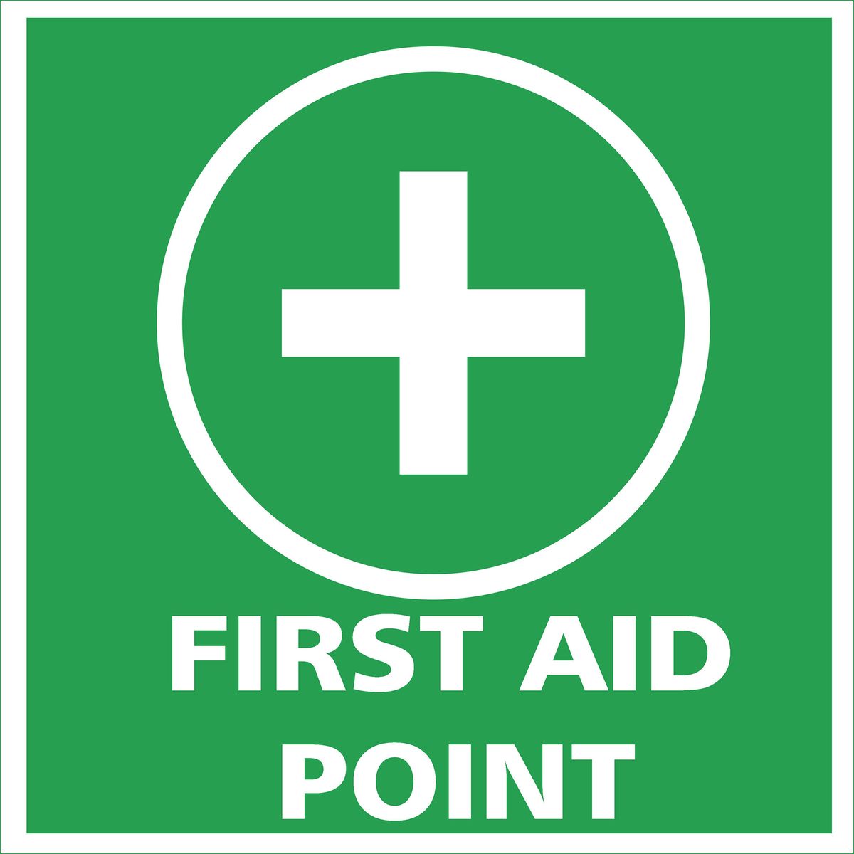 First Aid Point sign 29x29cm - 2 Pack | Shop Today. Get it Tomorrow ...