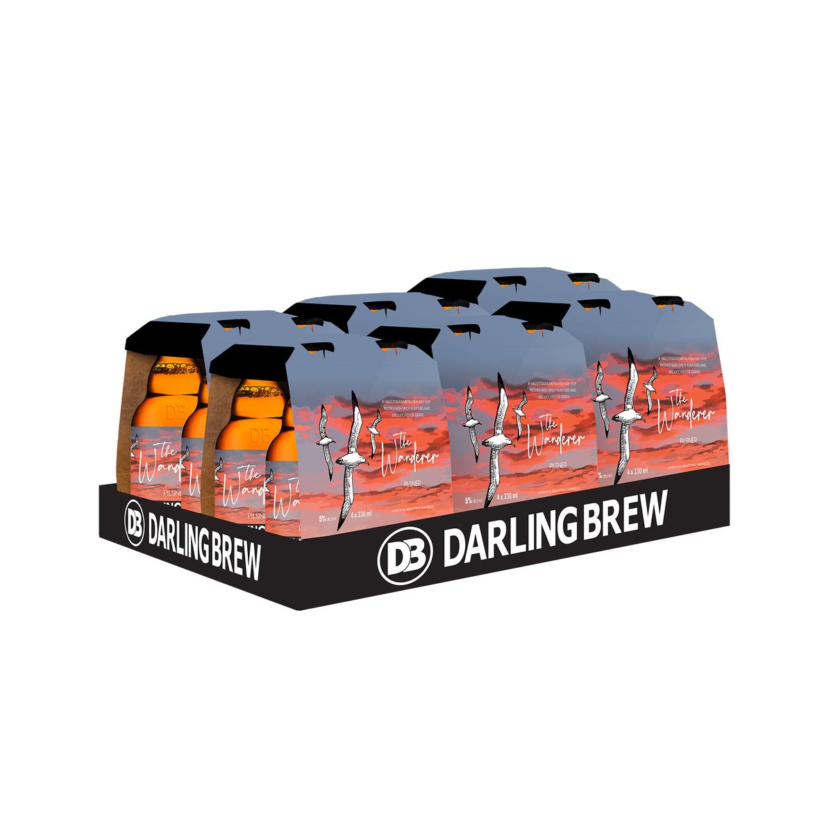 Darling Brew The Wanderer Pilsner 24 x 330ml | Shop Today. Get it ...
