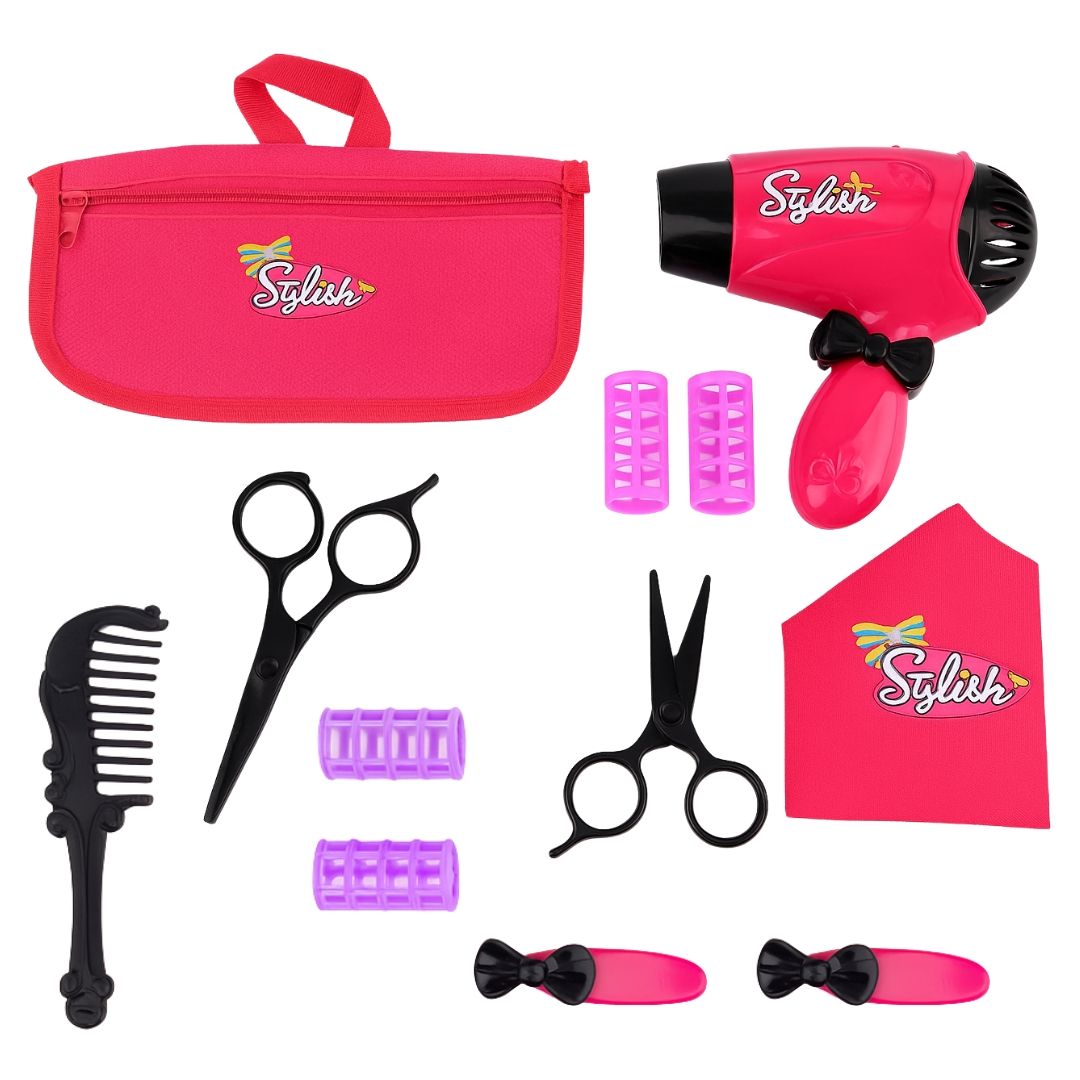 Children's Hair Salon Toy Set - Hairdresser Beauty Playset - Toys for ...